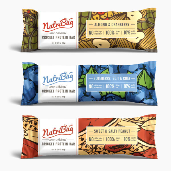Cricket Protein Bars | Pack of three flavours | Nutribug.com