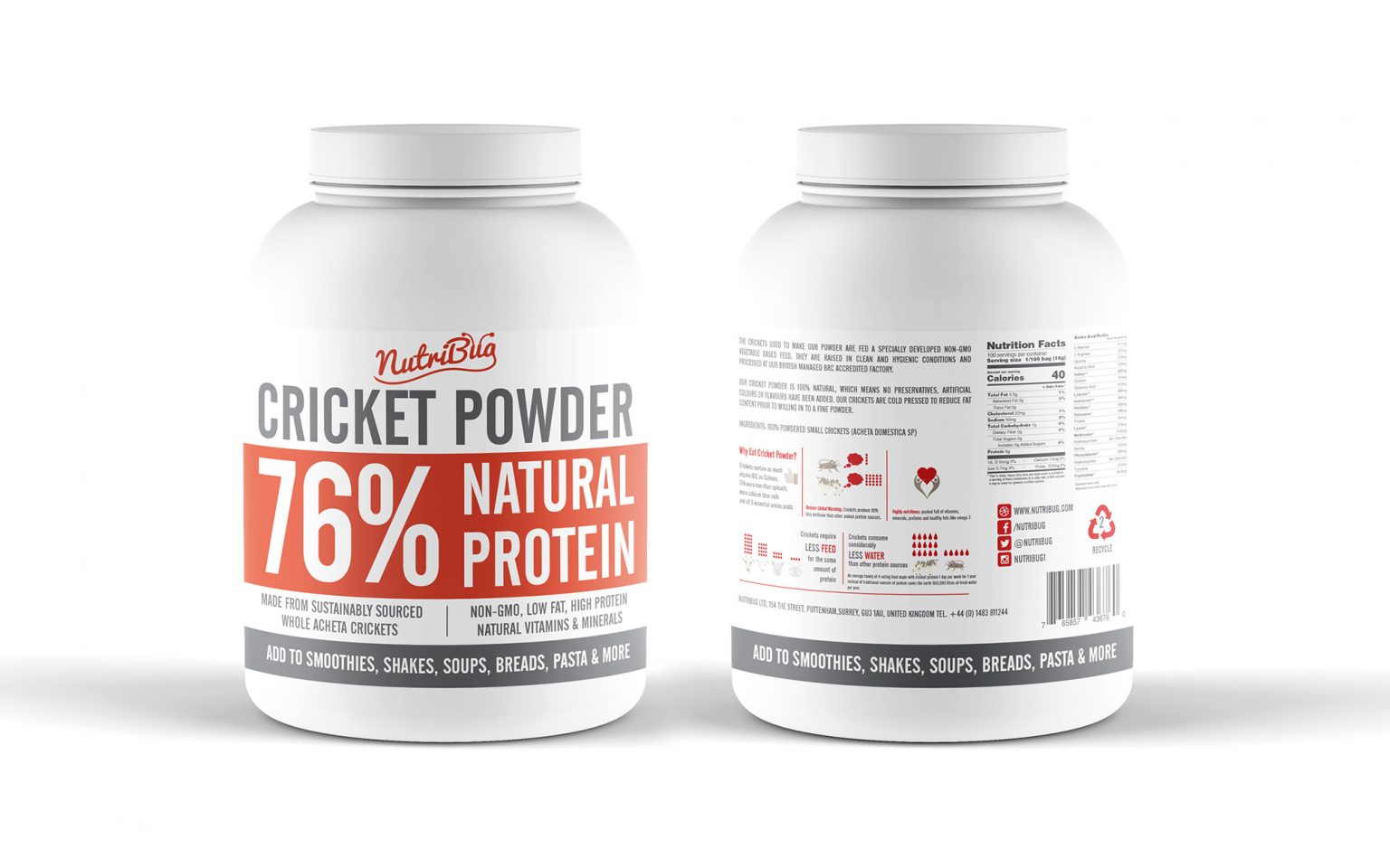 the-future-cricket-protein - Nutribug Ltd - Cricket powder, edible ...